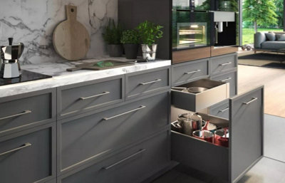 UltraSlim AXIS PRO Soft Close Anthracite Kitchen Drawer Box Sides ...