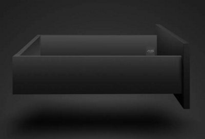 UltraSlim AXIS PRO Soft Close Black Kitchen Drawer Box Sides Drawer ...