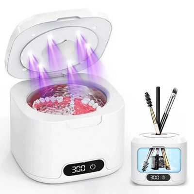 Ultrasonic Retainer Cleaner Invisalign UV-Dental Pod Denture Aligner ...