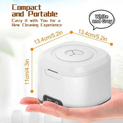 Ultrasonic Retainer Cleaner Invisalign UV-Dental Pod Denture Aligner ...