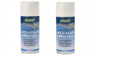 Ultratape Rhino Spray Adhesive Art & Craft 200ml Pack of 2