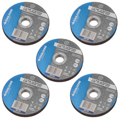 Ultrathin 115mm x 1mm Metal Steel Cutting Discs For 4-1/2in Angle ...