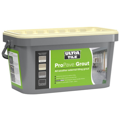 UltraTile ProPave All Weather Outdoor Tiling Grout Natural Cashmere 15kg