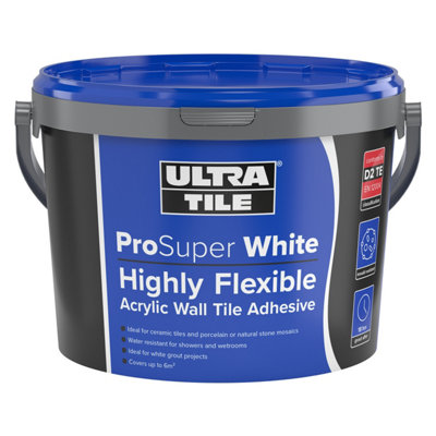UltraTile ProSuper White Ready Mixed Water-Resistant Wall Tile Adhesive ...
