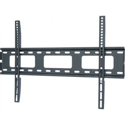 UM105M Black Universal Super Thin Fixed Wall Mount Bracket up to 80"