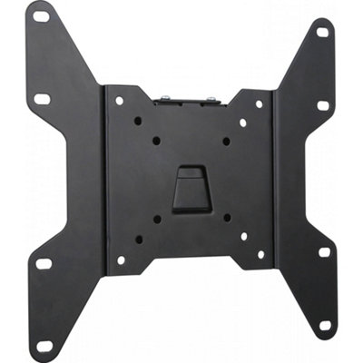 UM114 Black Flat Fixed TV Wall Mount Plate 15" - 40" TVs | DIY at B&Q