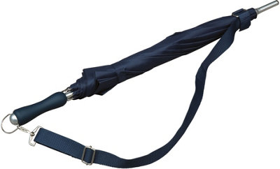 UMBRELLA HEAVEN Shoulder Strap Umbrella - Dark Blue/Navy | DIY at B&Q