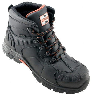 Unbreakable Hurricane S3 black composite waterproof work safety boots U112