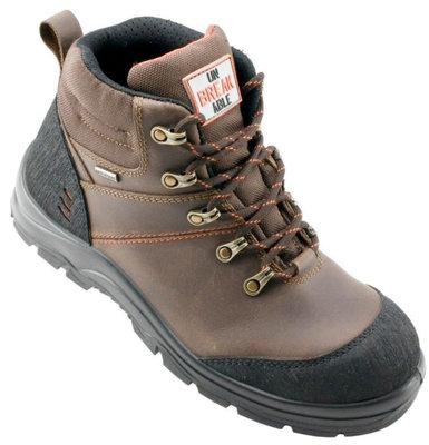 Unbreakable Meteor S3 brown composite waterproof work safety boots U107