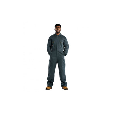 Unbreakable Zipped Coverall (Green) (Leg Length - Regular)
