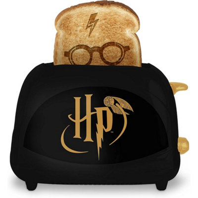 Uncanny Brands Harry Potter Icon 2 Slice Toaster - Black