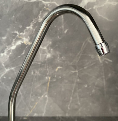 Under Sink Drinking Water Tap Filter Tap Kit System + Fixings + Chrome Tap
