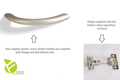 Under Sink Kitchen Cabinet Small 800mm Unit Freestanding Base Cupboard ...