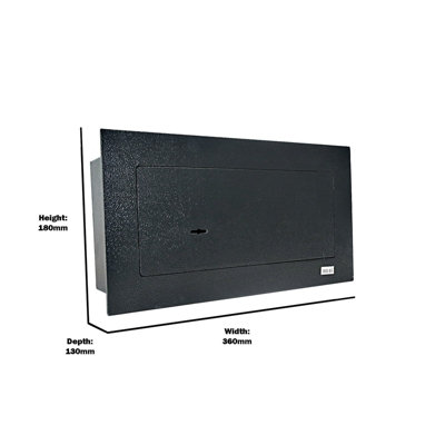 Underfloor Safe Heavy Duty Steel, Concealed Joist-Mounted Security Box