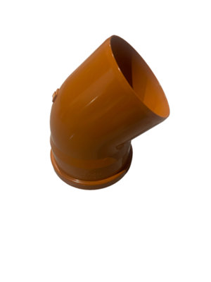 Underground Drainage 45 deg single socket bend 110mm