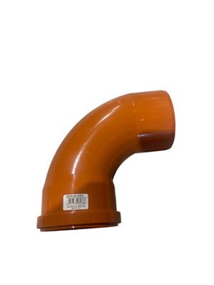 Underground Drainage 90 deg single socket bend 110mm