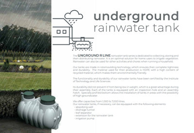 Underground Water Storage Tank Rainwater Harvesting Landscaping ...