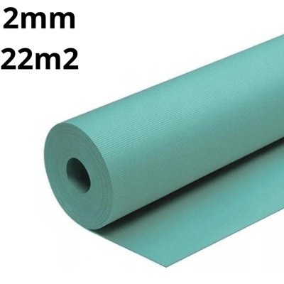 Underly Roll XPS Flex - Thick 2mm - Coverage 22m2 (236.80sqft) | DIY at B&Q