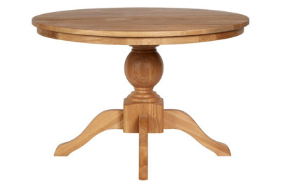 Understated American Oak Wood Dining Table, Stable Small Dining Table ...