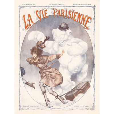 Unframed Wall Art La Vie Parisienne Winter is here Snowman Magazine ...