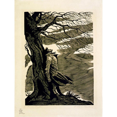 Unframed Wall Art Paintings Heathcliff Wuthering Heights Bronte Black ...