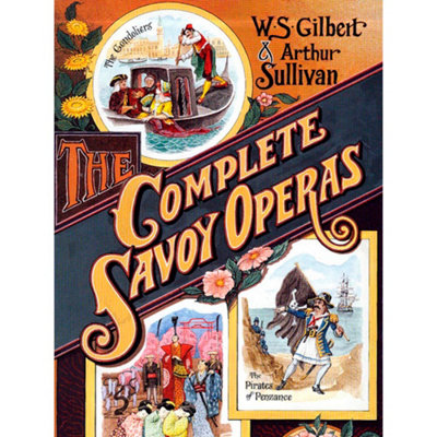 UNFRAMED WALL ART THEATRE SAVOY OPERAS SULLIVAN GILBERT COVER - 12X16 INCH