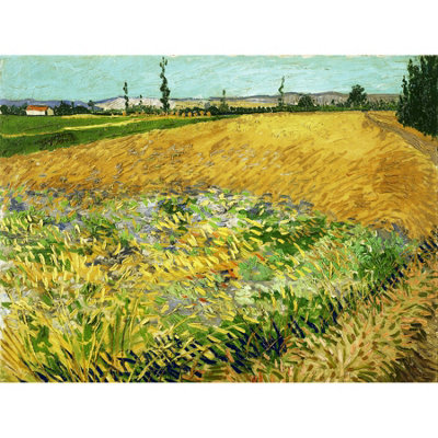 Unframed Wall Art Vincent Van Gogh Wheatfield - 12X16 inch