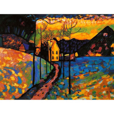 Unframed Wall Art Wassily Kandinsky Winter Landscape Old Master ...