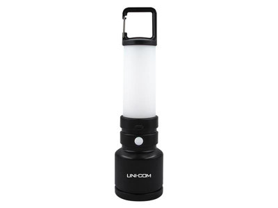 Uni-Com Rechargeable Torch With Integrated Lantern