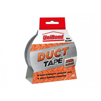 UNIBOND DIY DUCT TAPE MULTI COLOUR (SILVER, 50MM X 10M)