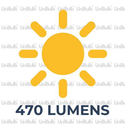 UniBulb LED GLS B22 (BC) 470lm 4.2W (Replaces 40W) 2700K (Warm White ...