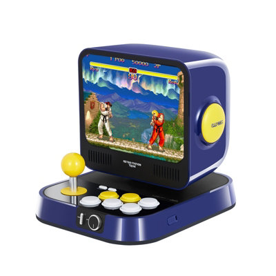Unico Retro Station Mini Arcade Including 10 Games, Mega Man, Street ...