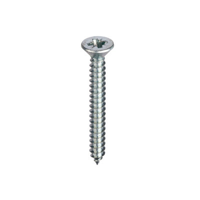 Unifix Self-Tapping Screws Pozi Csk Head AB DIN 7982-C-Z BZP - 10G X 1 ...
