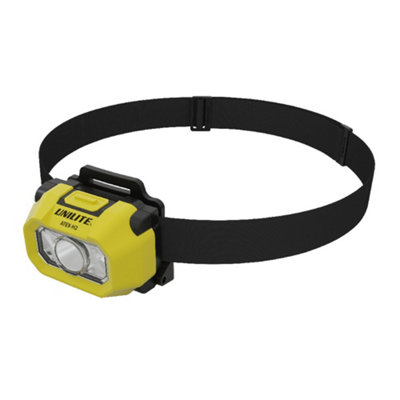 Unilite ATEX-H2 Zone 0 ATEX Intrinsically Safe Headtorch 225 Lumen ...