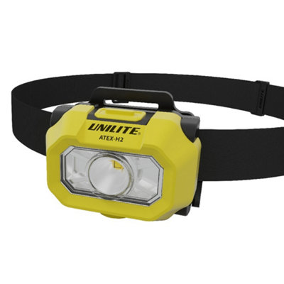 Unilite ATEX-H2 Zone 0 ATEX Intrinsically Safe Headtorch 225 Lumen ...