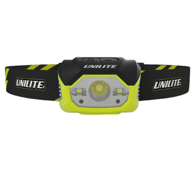 Unilite HL-7R USB Rechargeable Sensor Helmet Headtorch 475 Lumen - 100 ...