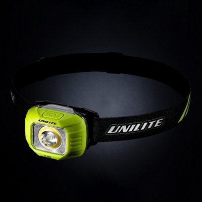 Unilite HT-650R Dual Power Double LED Headtorch - 650 Lumen - 84 Metre ...