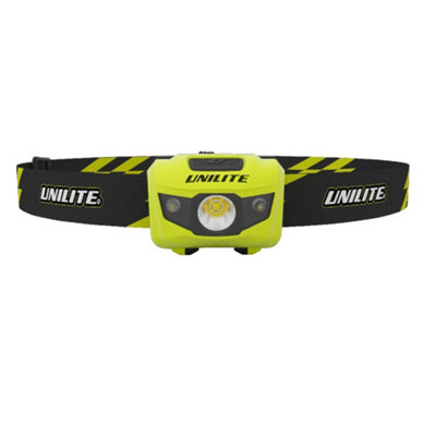 Unilite PS-HDL2 Helmet Headtorch Lamp 3 x AAA 1.5v - 200 Lumen - 95 ...