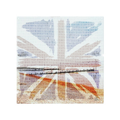 Union Jack Beach Splash Back designer style