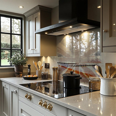 Union Jack Beach Splash Back designer style