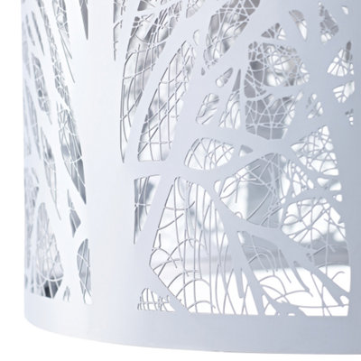 Unique and Beautiful Polished Chrome Metal Forest Design Ceiling ...