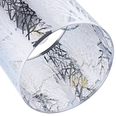 Unique and Beautiful Polished Chrome Metal Forest Design Ceiling ...