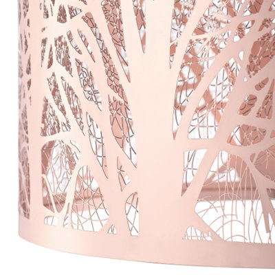 Unique and Beautiful Polished Copper Metal Forest Design Ceiling ...
