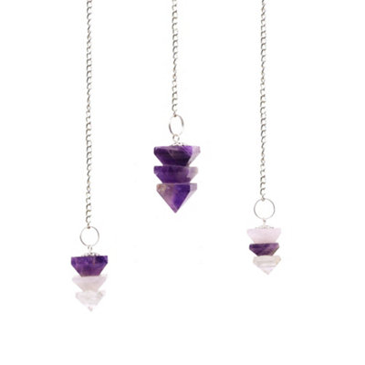 Unique Crystal Pyramid Pendulums for Dowsing
