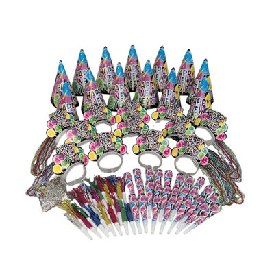 Unique Party New Year Party Kit Multicoloured (One Size)
