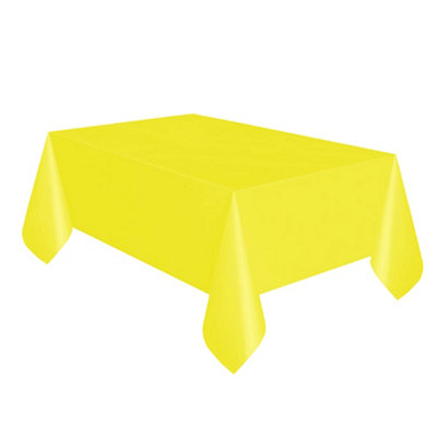 Unique Party Reusable Rectangular Plastic Tablecover (19 Colours ...