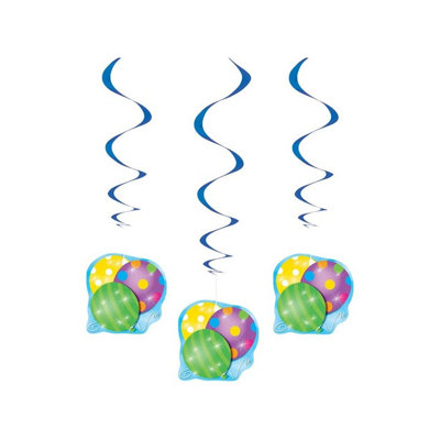 Unique Party Twinkle Balloons Hanging Decoration (Pack of 3 ...