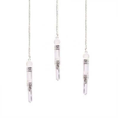 Unique Rock Quartz Pendulum for Dowsing
