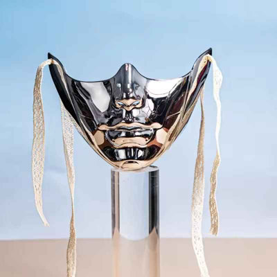 Unisex Mechanical Half-Face Masquerade Mask Halloween & Carnival ...