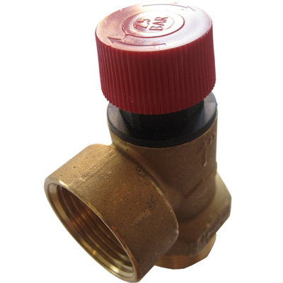 Unival 1 Inch 3 Bar Male Safety Pressure Relief Reducing Valve | DIY at B&Q